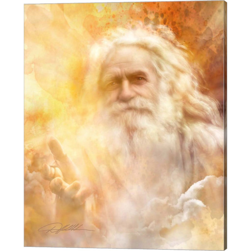 Charlton Home® God the Father by Danny Hahlbohm - Wrapped Canvas Print | Wayfair